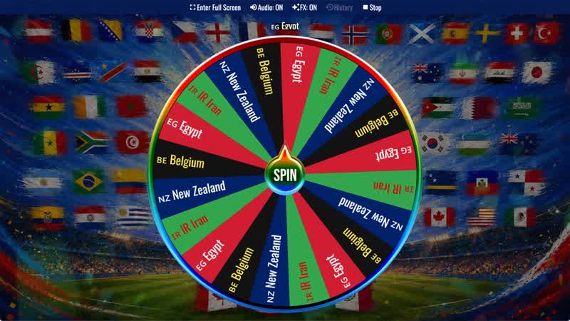 Soccer Team Picker Wheels – Random National Team Selector Ideas | Spin ...